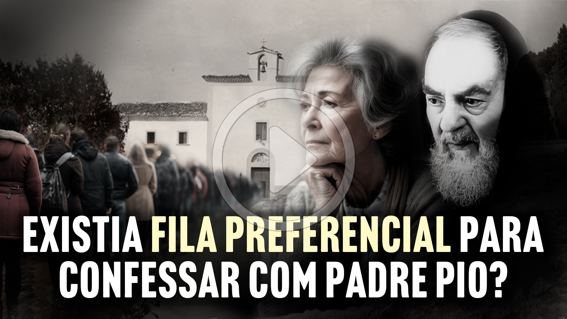 Prioridade Celestial: Padre Pio Faz Mãe de Família Passar na Frente